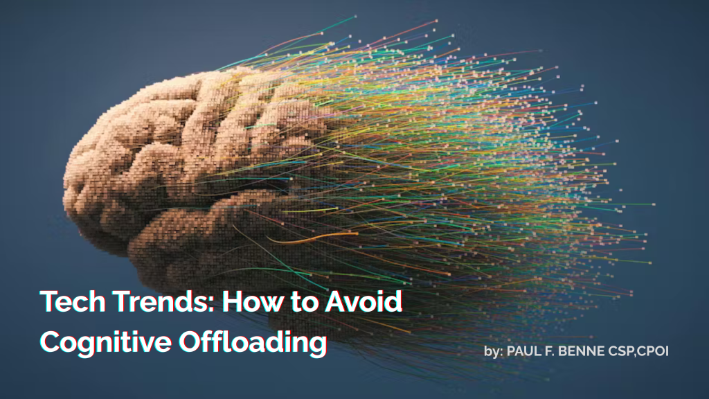 Tech Trends: How to Avoid Cognitive Offloading - Sentinel Consulting